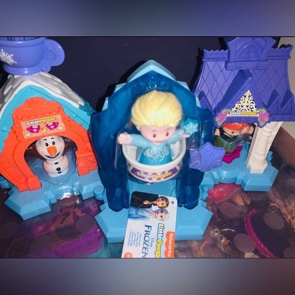 Disney | Toys | Fisher Price Little People Frozen Olaf Elsa Anna ...